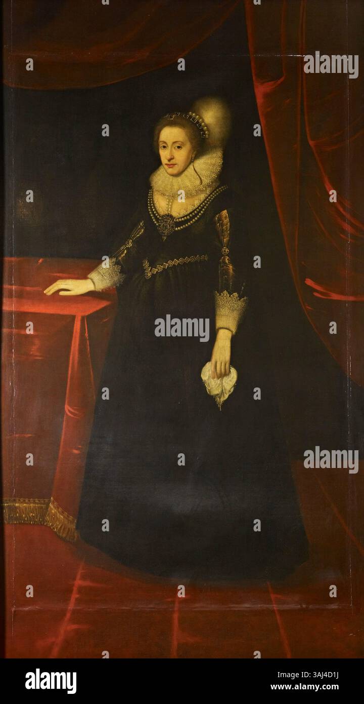 This portrait of Elizabeth, Queen of Bohemia, painted by a follower of ...
