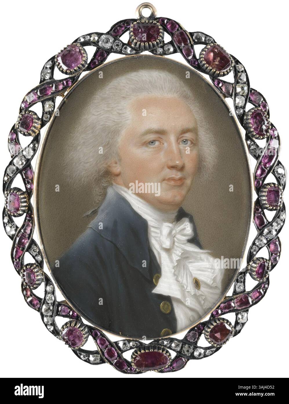 This 1789 portrait by John Smart depicts Basil Cochrane, a British ...