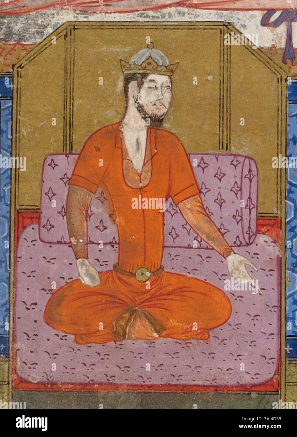 This detailed miniature from the 1392 manuscript Kalila and Dimna shows ...