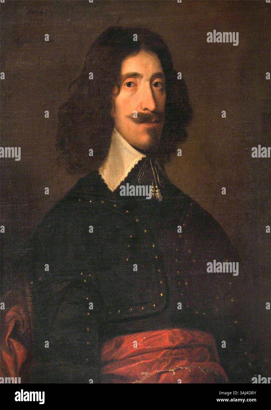 This 1639 portrait of Sir Henry Herbert, aged 45, painted by an ...