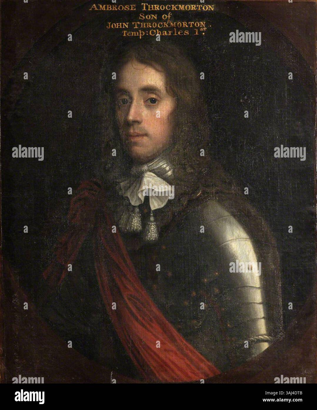 This portrait of Colonel Ambrose Throckmorton, painted between 1630 and ...