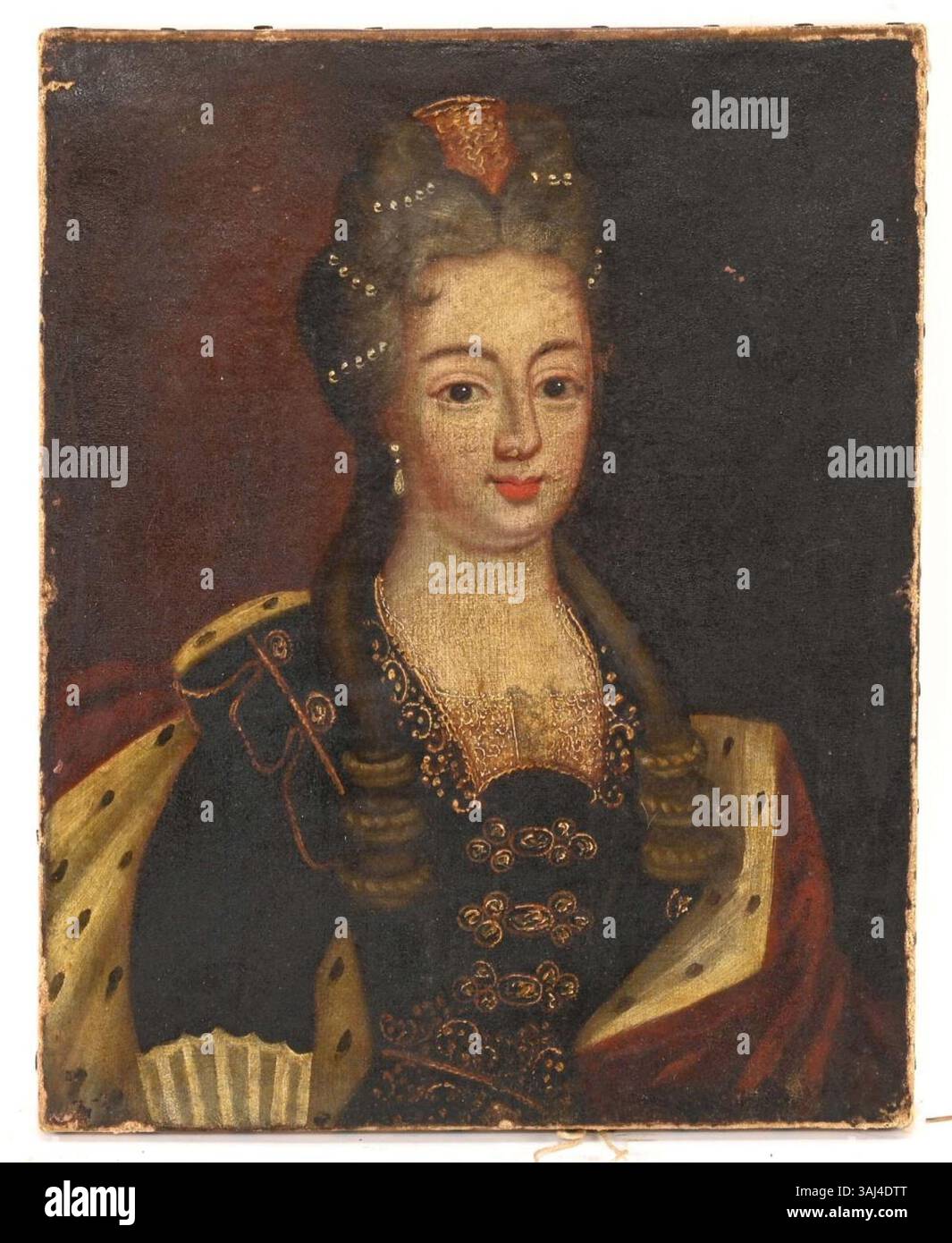 This painting, once misidentified as Queen Caroline of Ansbach, is now ...