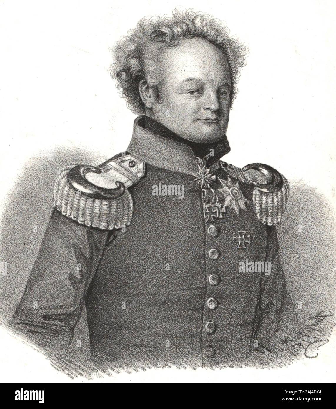 This portrait of Wilhelm von Műffling, created between 1778 and 1858 ...