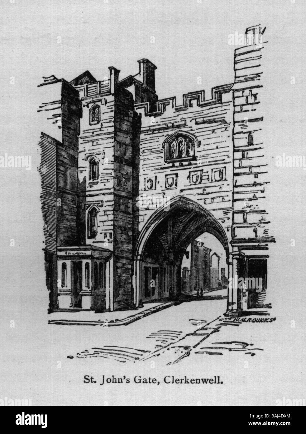 Illustration from Augustus Hare's 'Walks in London' (1878), showing St ...