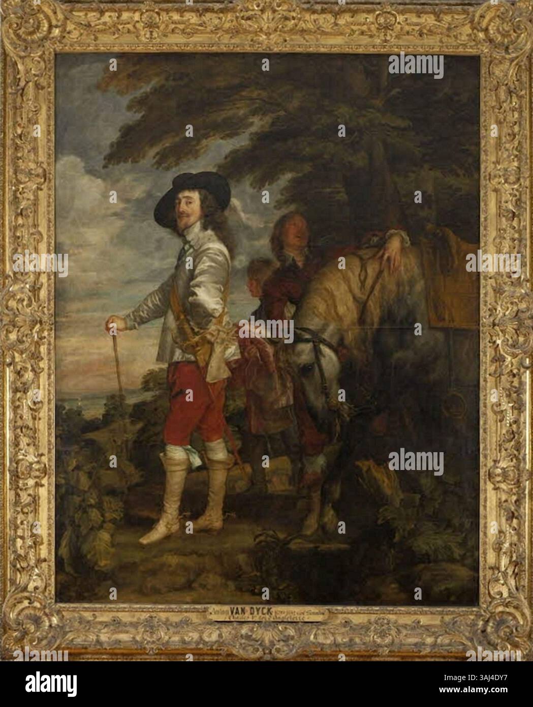 This equestrian portrait of Charles I of England, painted by Anthony ...
