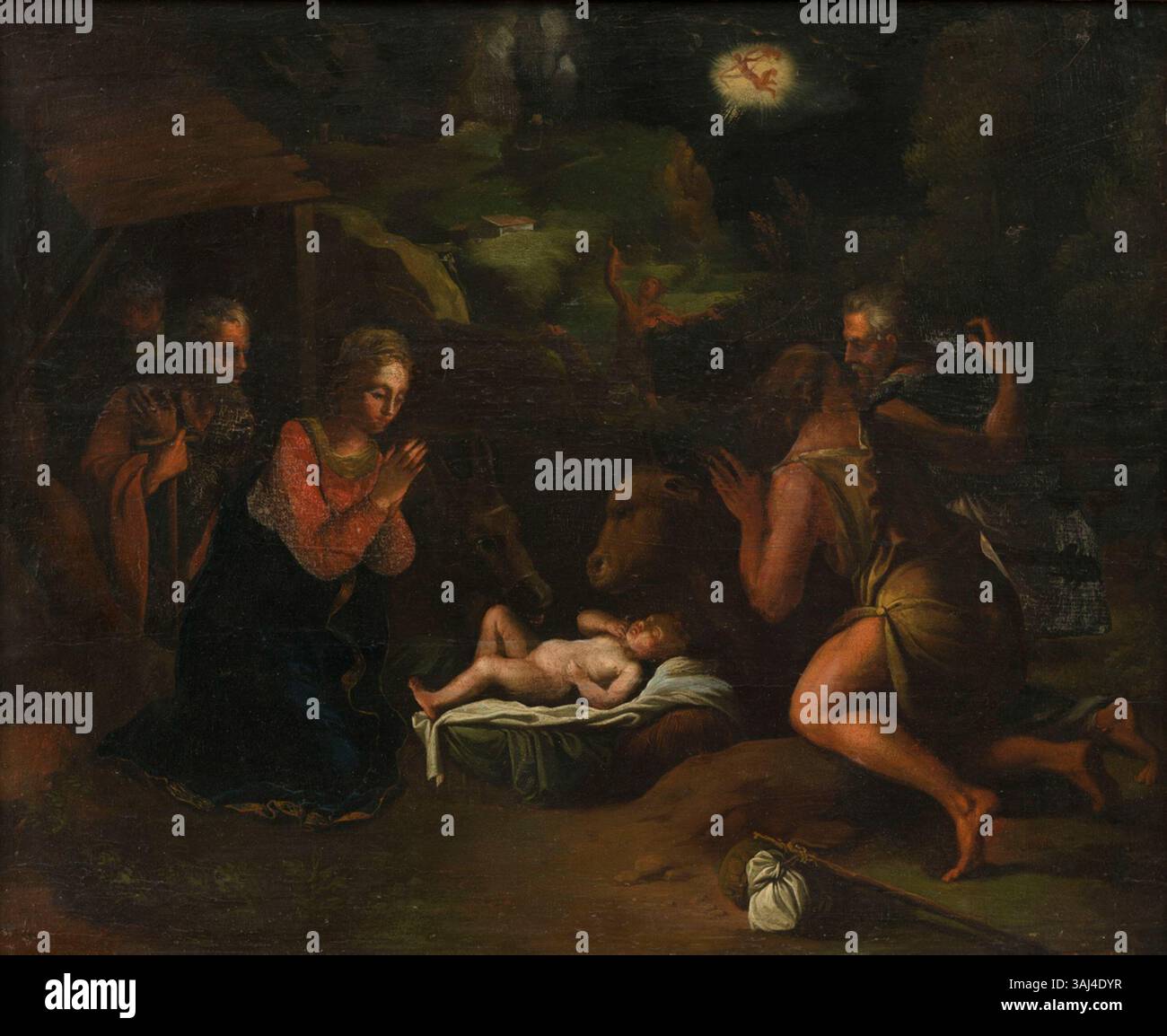 This painting from the early 16th century (1525-1550) depicts the ...