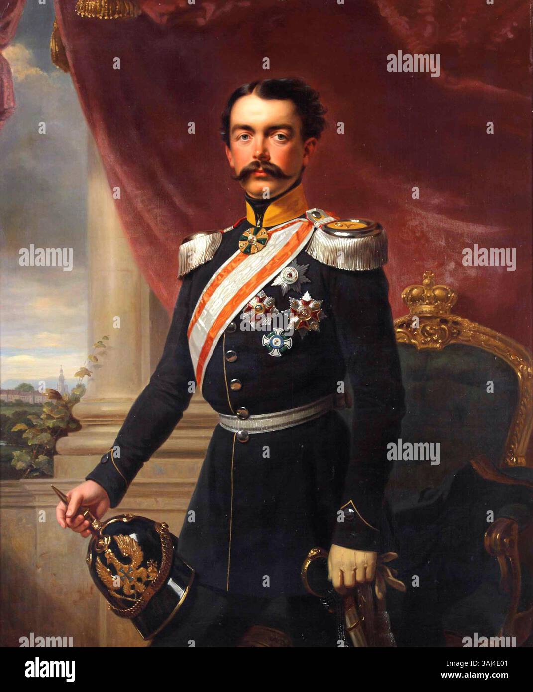 This 1845 portrait by Richard Lauchert depicts Viktor I, Duke of ...