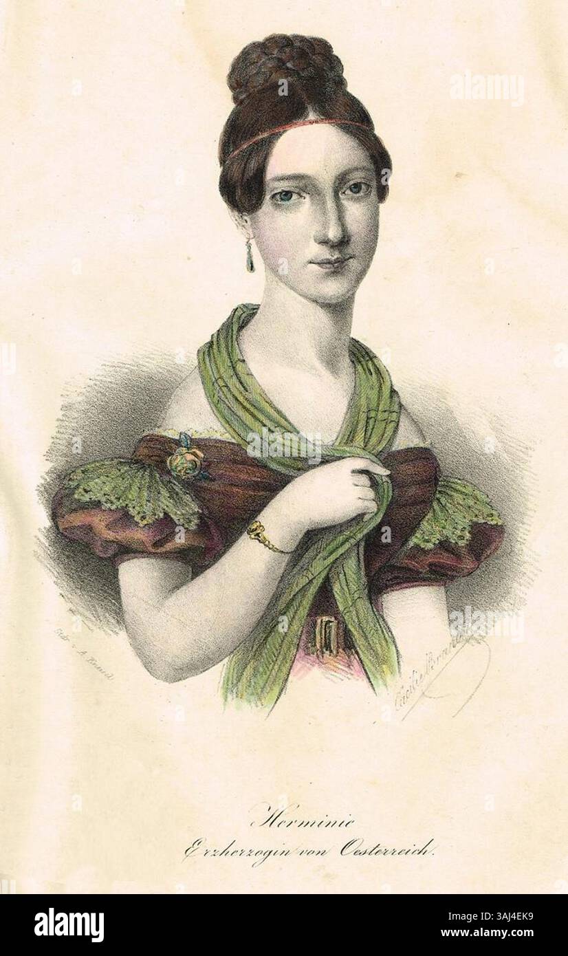 This lithograph from around 1820 by Cäcilie Brandt, after Kneisel ...