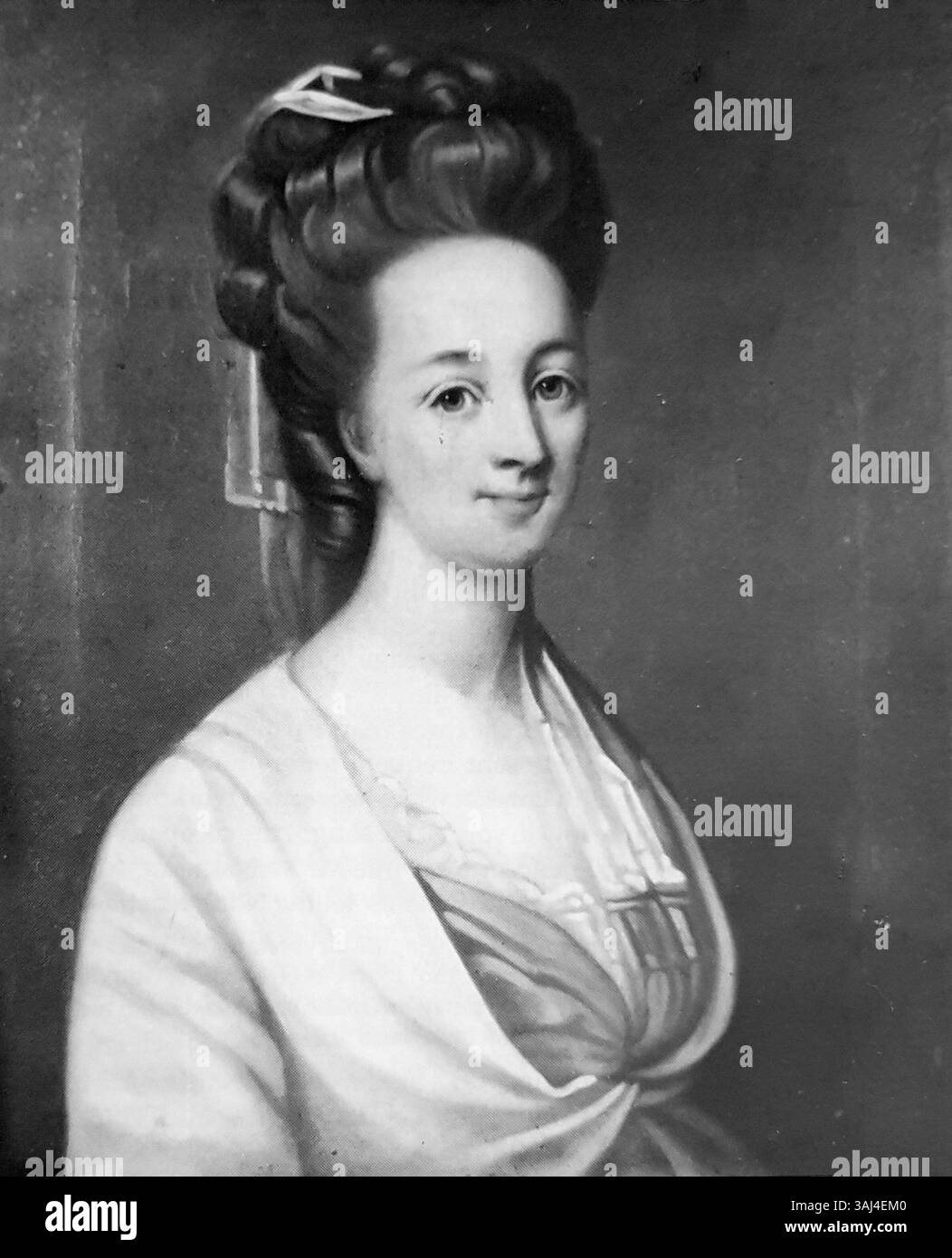 This circa 1770 portrait depicts Ann French, wife of Sir Lucius O'Brien ...