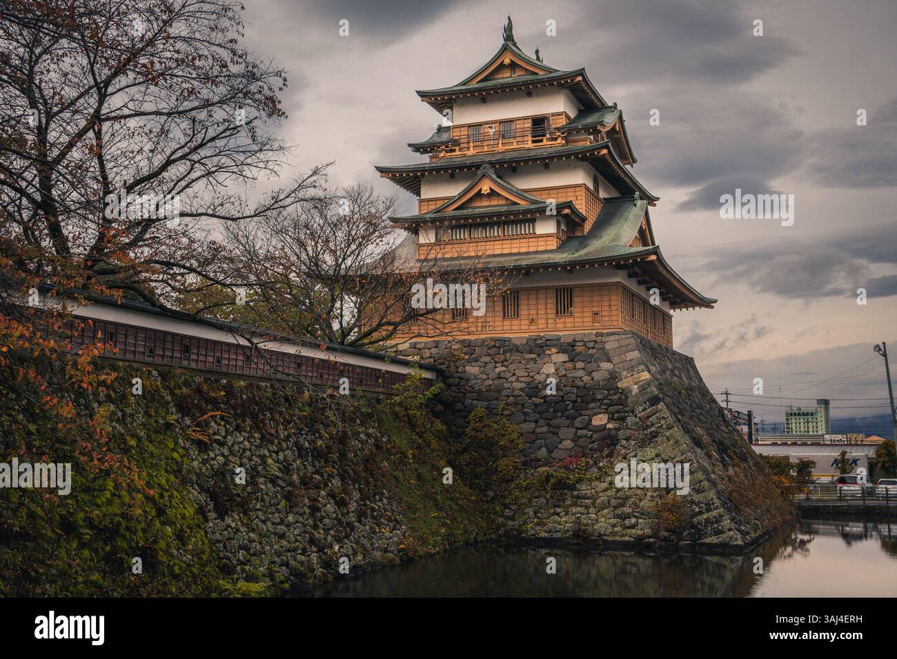 Takashima Castle in Suwa, Nagano Stock Photo - Alamy