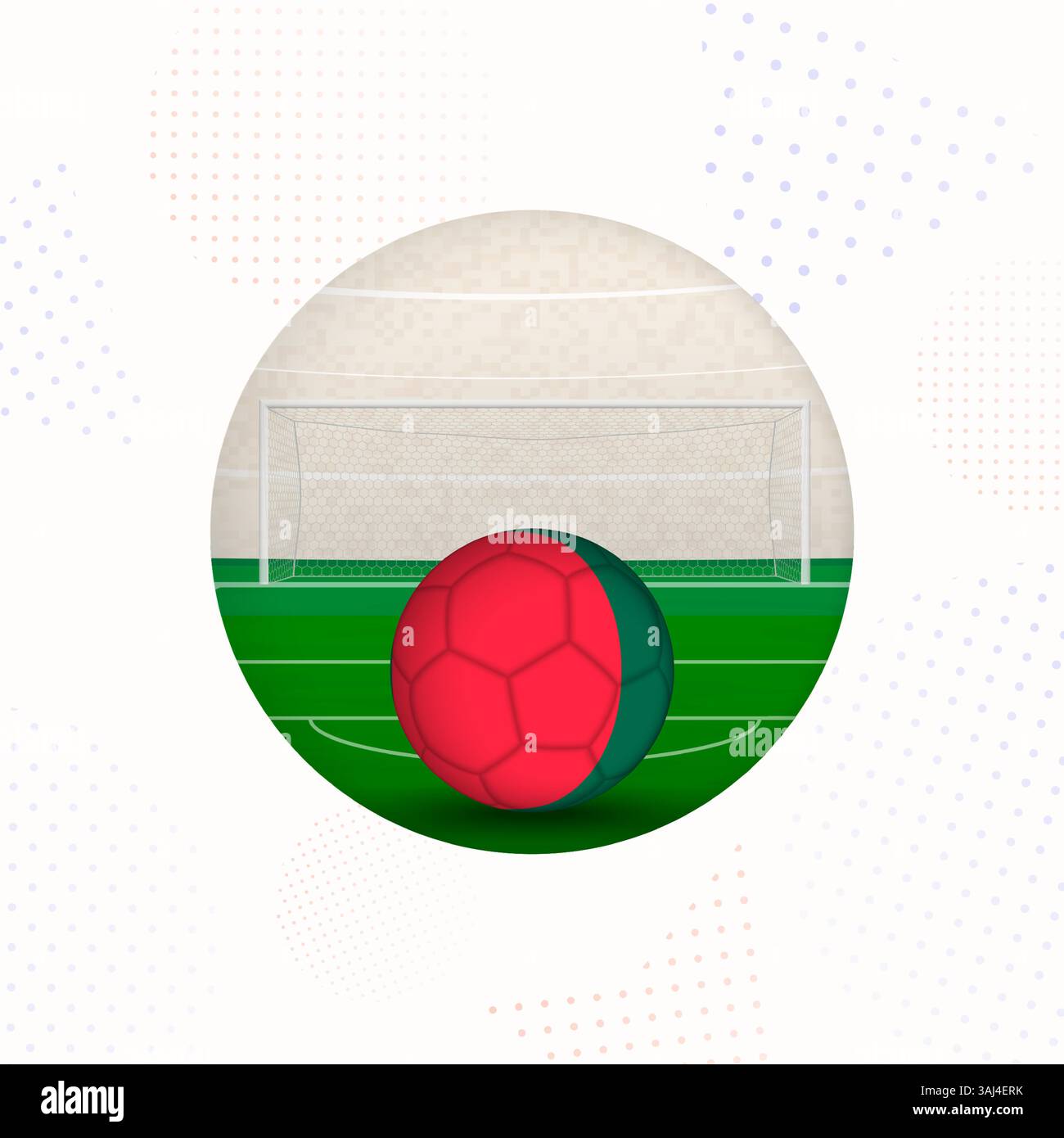 Bangladesh Flag Football Image for Sports Promotions, Bangladesh Soccer ...
