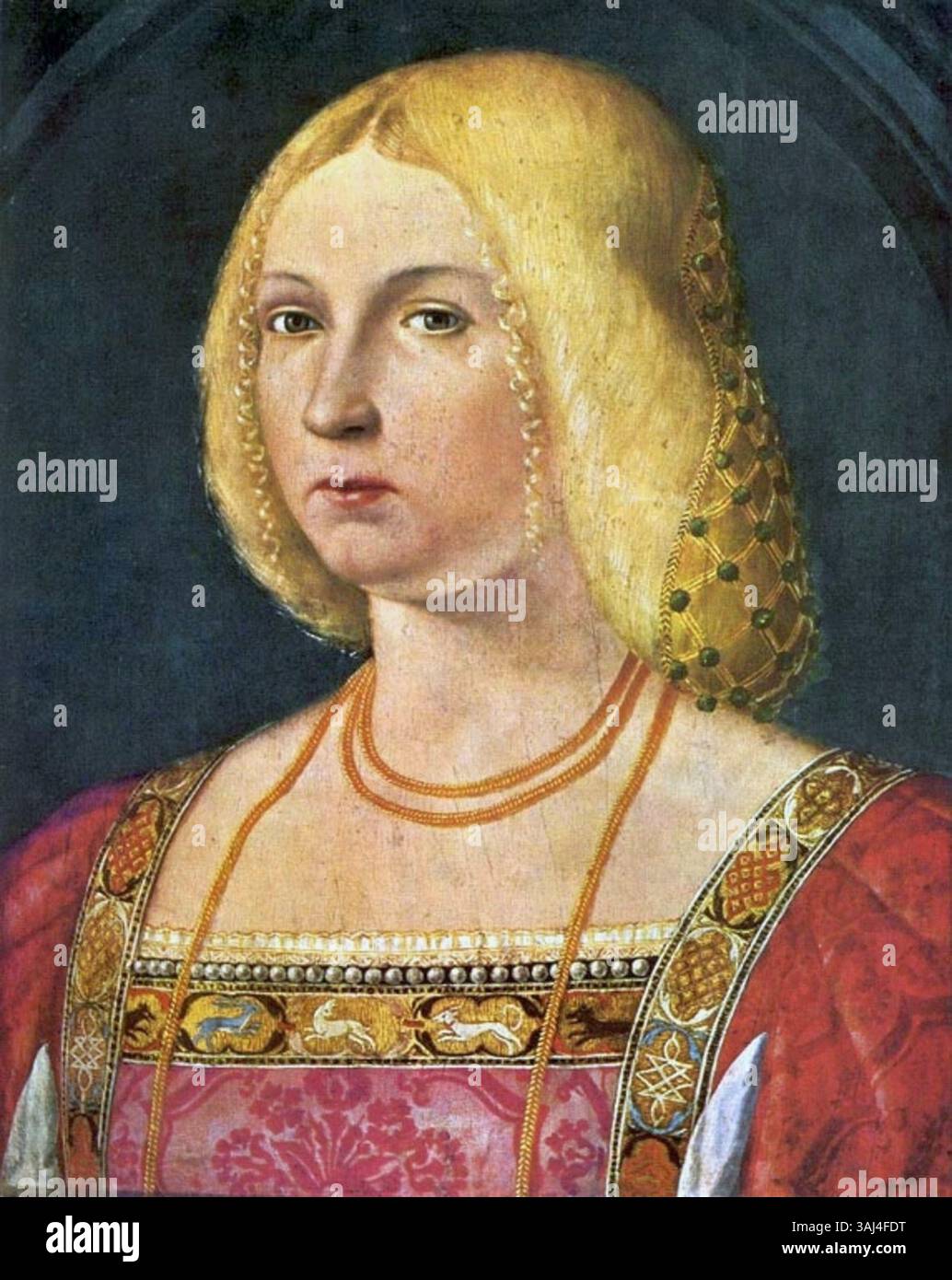 The 'Portrait of a Lady' from the Venetian School, possibly by ...