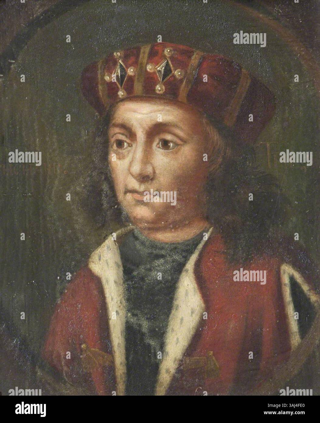 This circa 1800 imaginary portrait depicts King Richard III of England ...