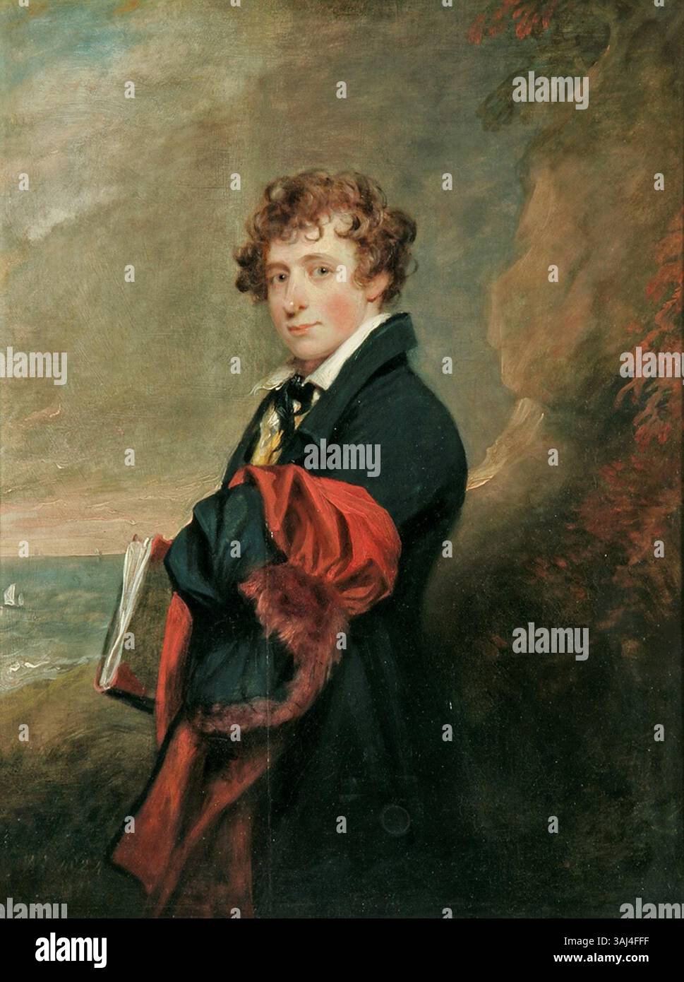 Portrait of Joseph Stannard (1797-1830), painted by William Beechey in ...