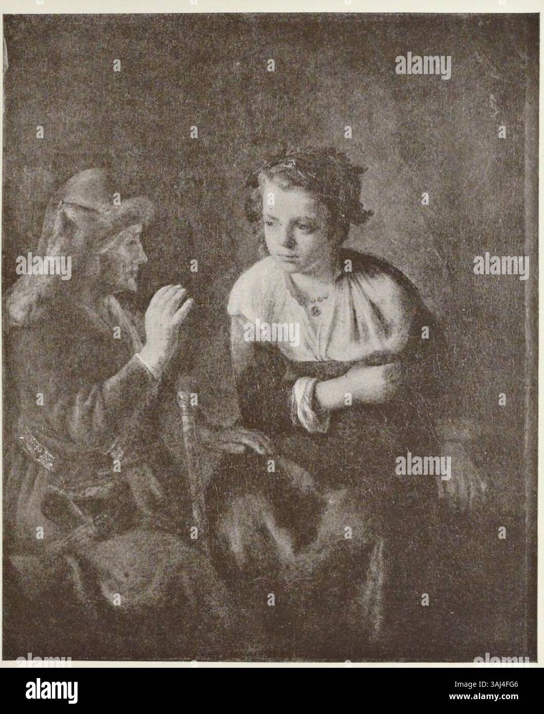 This circa 1650 oil painting, 'Vertumnus and Pomona', depicts the ...