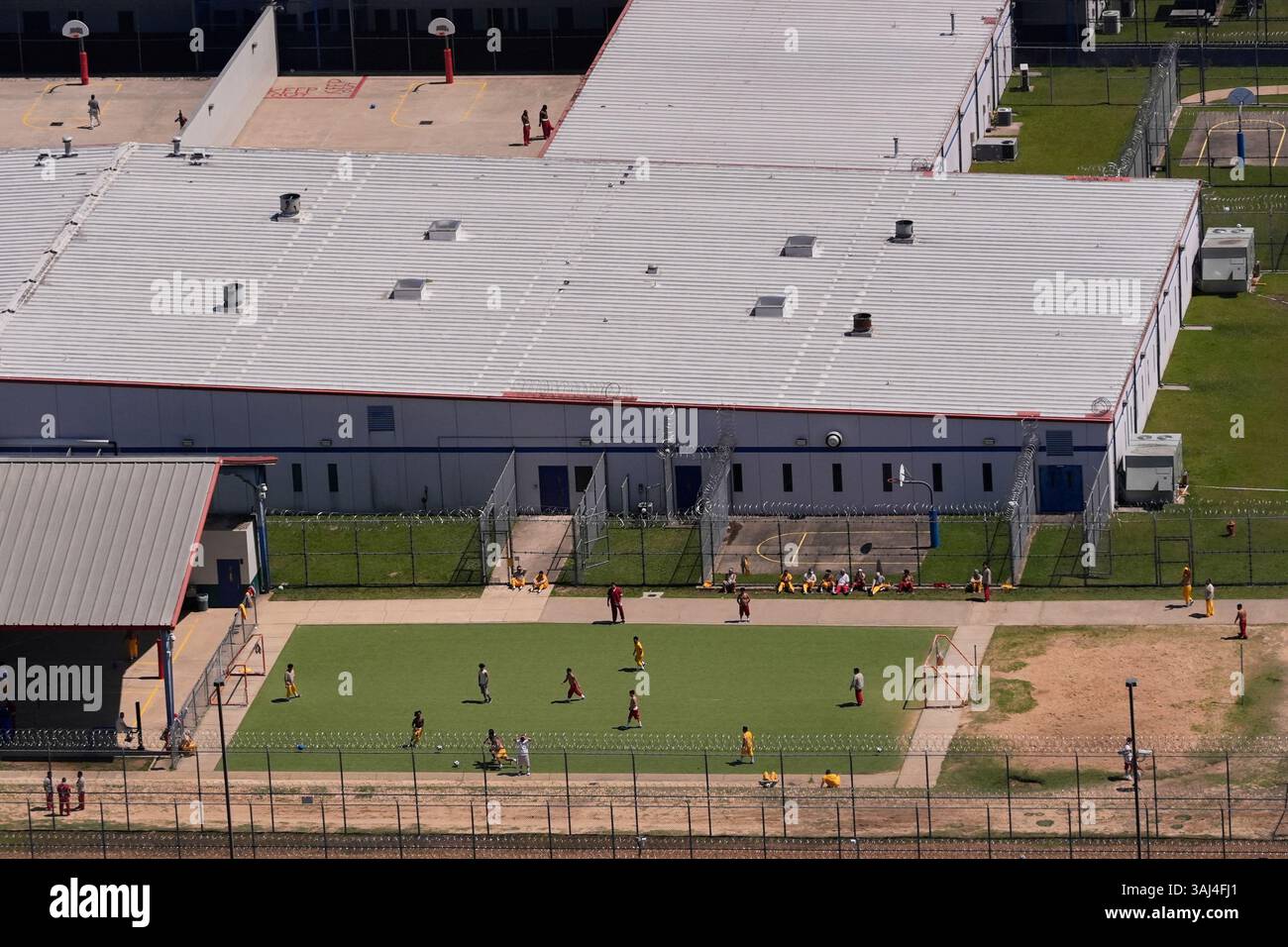 The The Central Louisiana ICE Processing Center is seen in this aerial ...