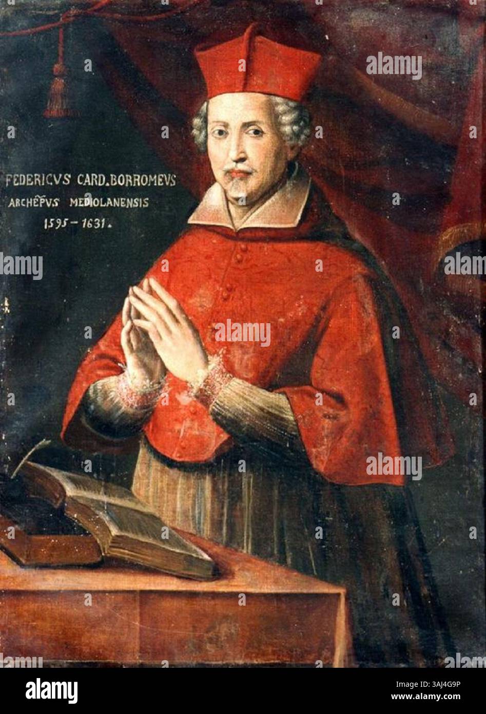 This 17th-century portrait of Cardinal Federico Borromeo emphasizes his ...