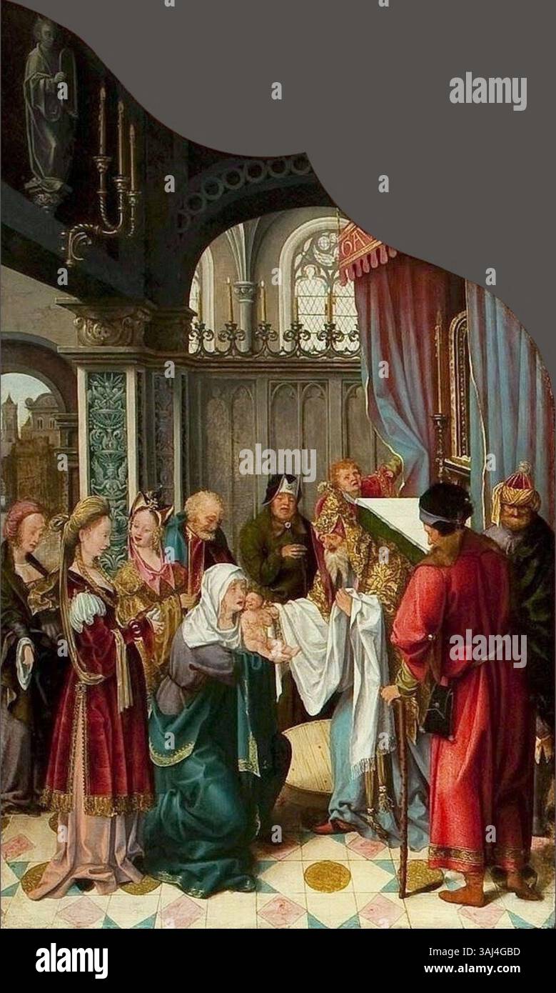 Joos van Cleve's Saint Reinhold Altar, completed before 1516, consists of various religious ...