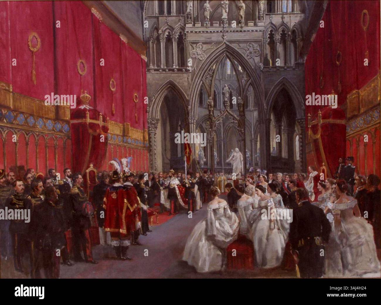 Peter Nicolai Arbo's painting captures the coronation of King Carl XV ...