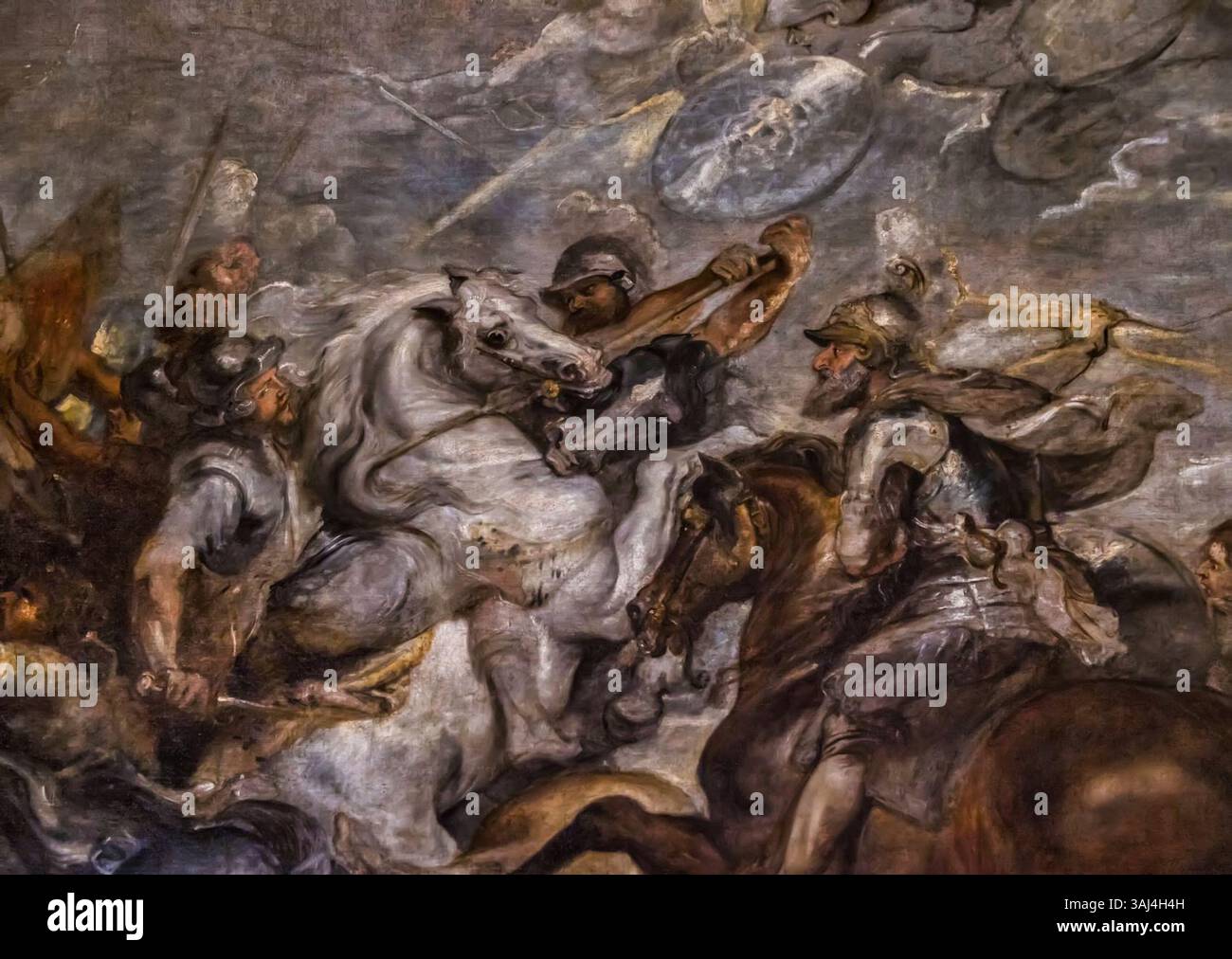 This detail from Peter Paul Rubens' 'Henri IV at the Battle of Ivry ...