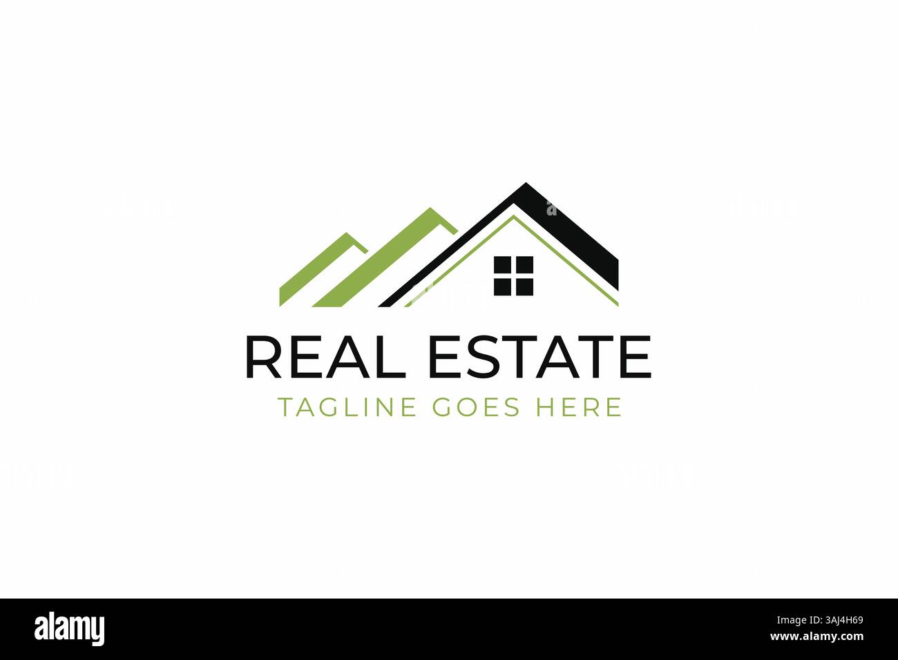 Elegant Real Estate Logo Featuring Modern Architectural Elements and ...
