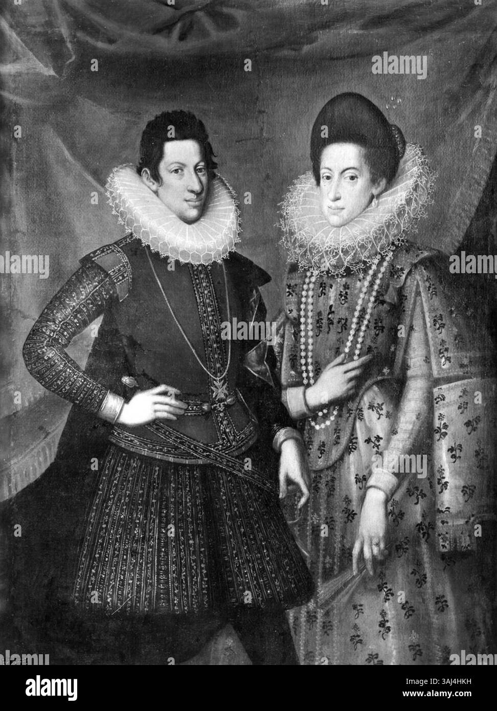 This oil painting portrays Cosimo II de’ Medici, Grand Duke of Tuscany ...