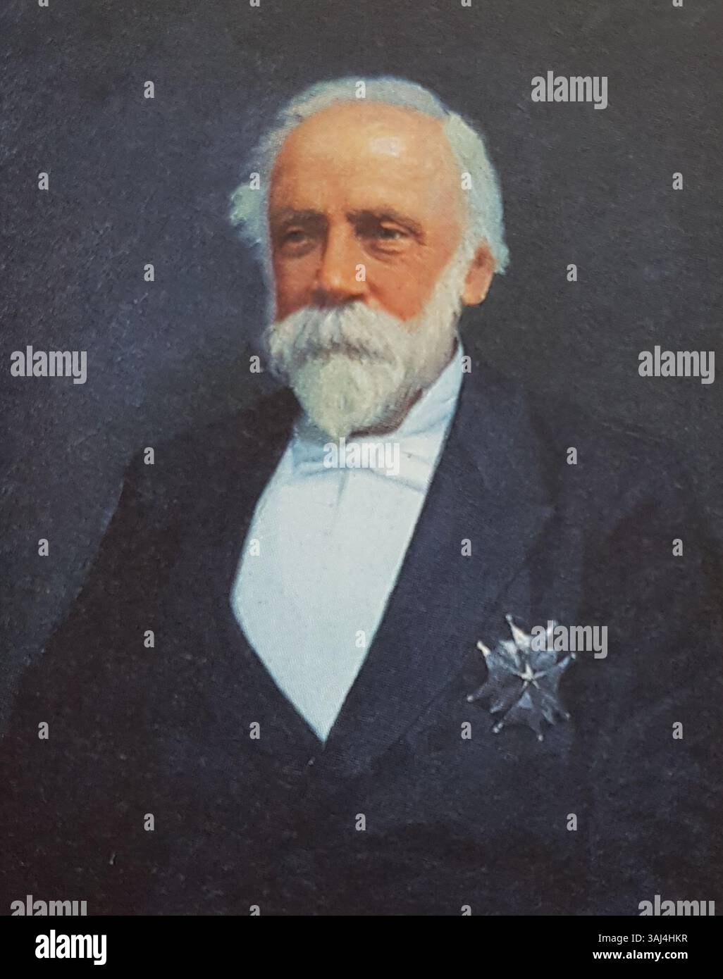 This portrait of Jacob Georg Agardh, created by Jean Haagen, features ...