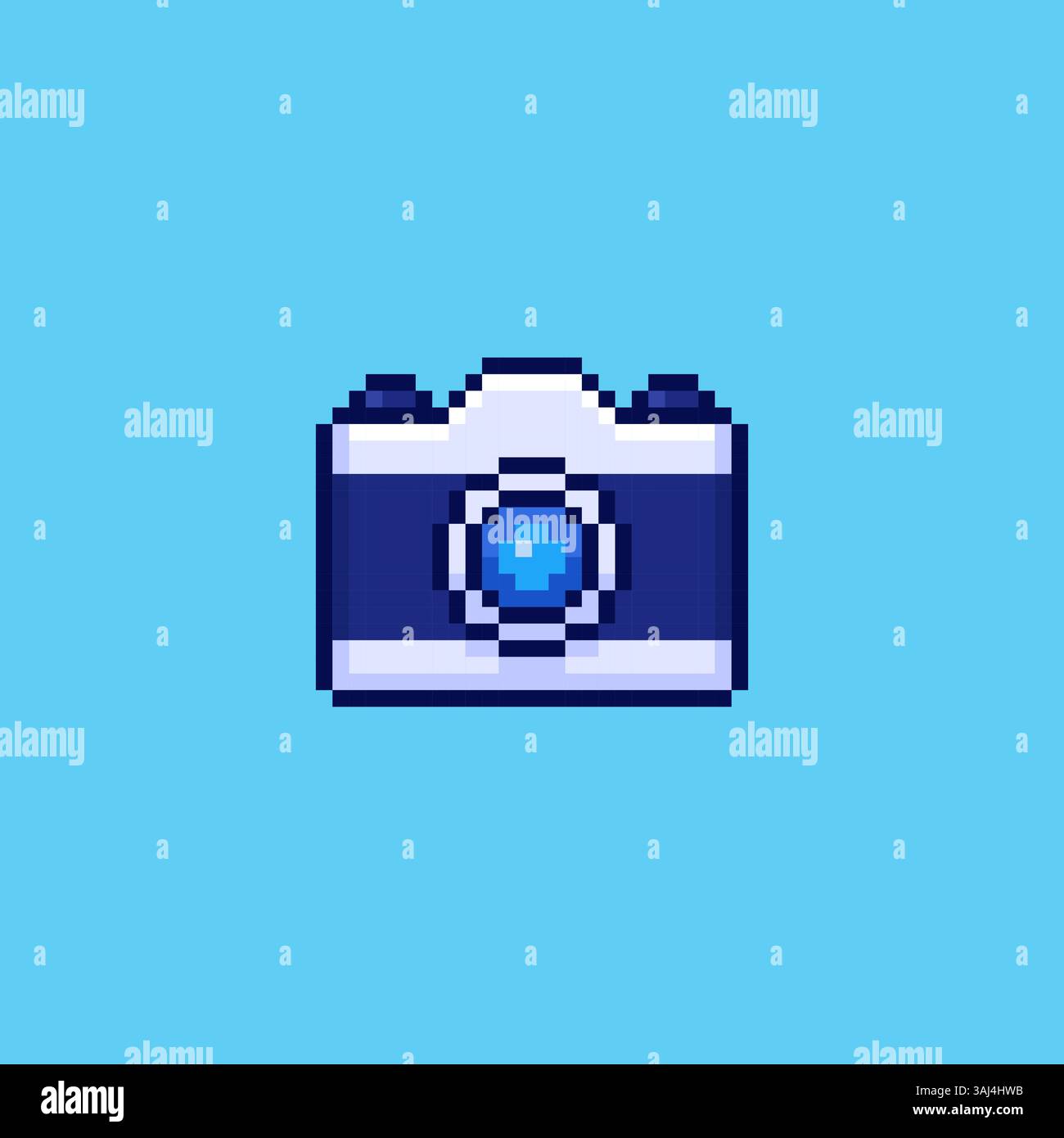 Pixel art camera game asset design Stock Vector Image & Art - Alamy