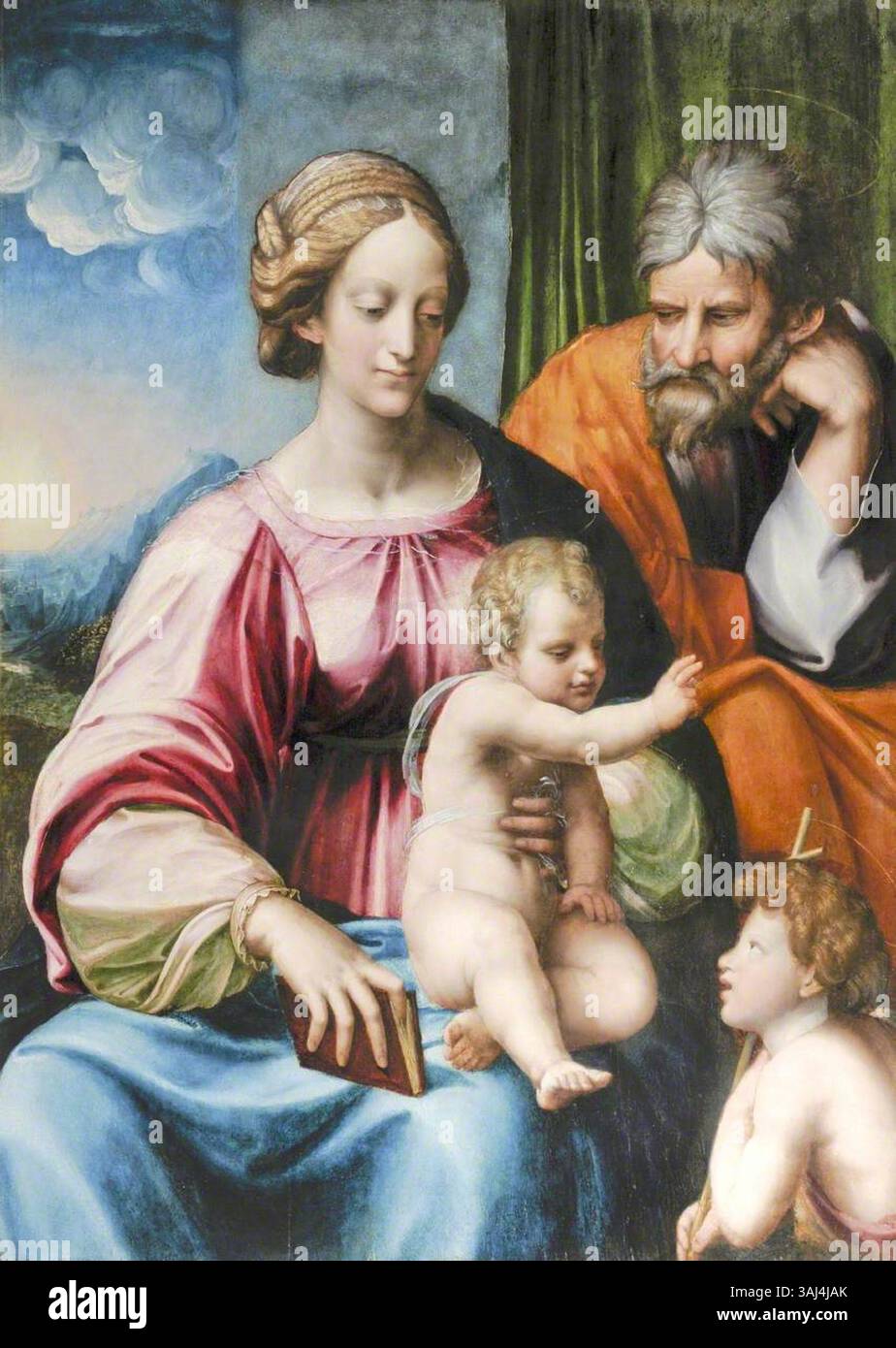 This 16th-century painting, attributed to Perino del Vaga, depicts the ...