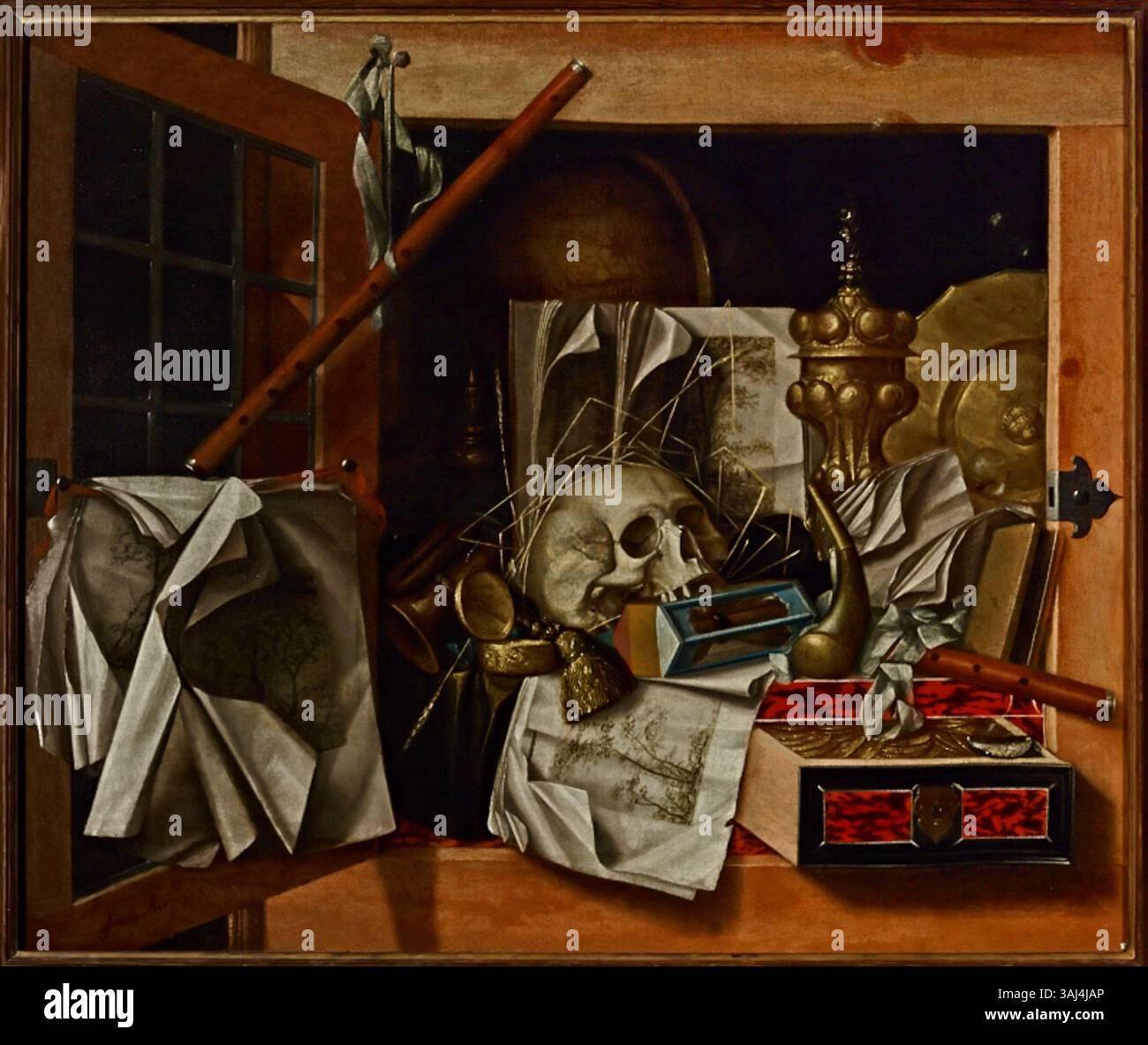 Franciscus Gijsbrechts' 17th-century trompe l'oeil 'Vanitas Still Life ...