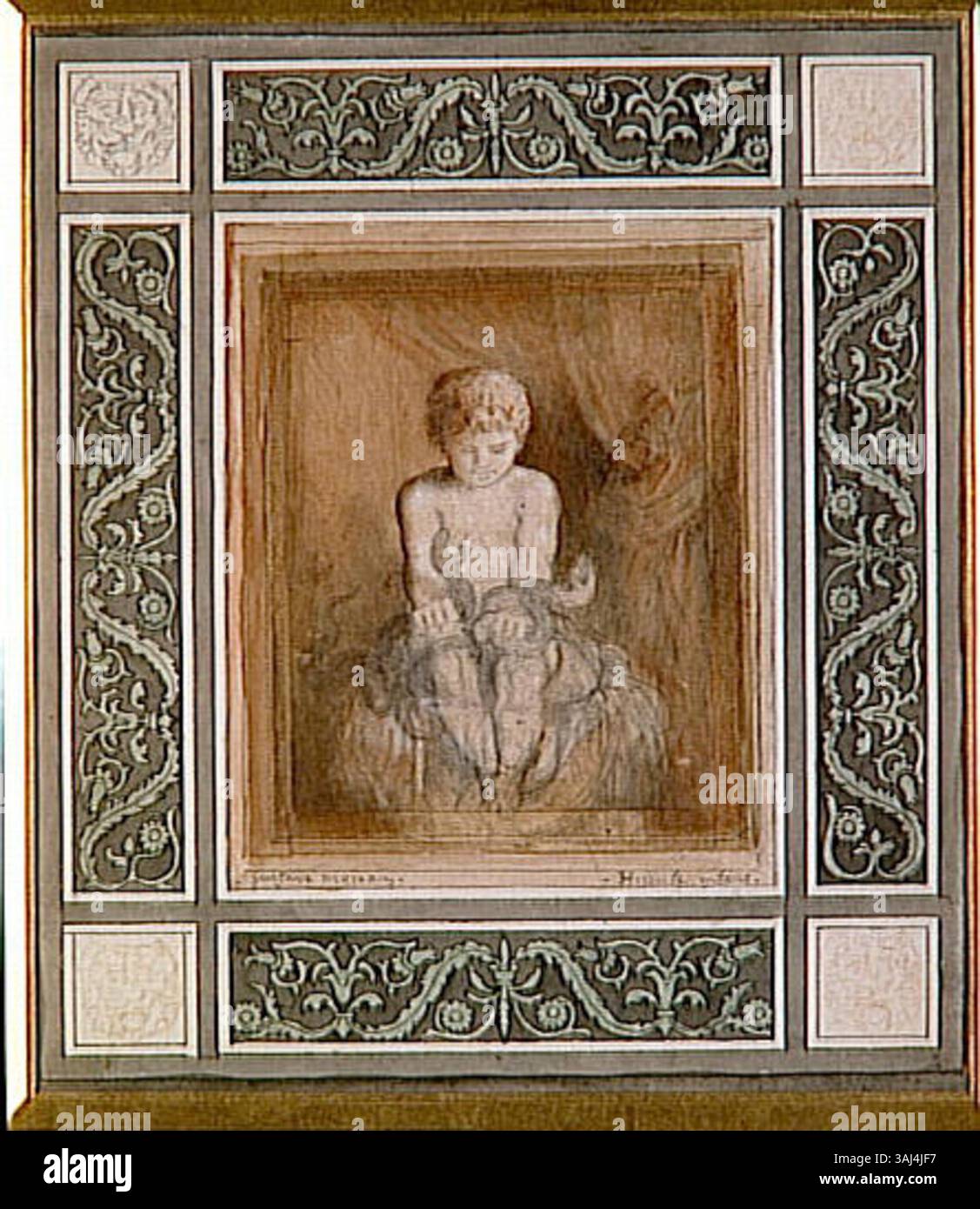 This painting by Gustave Moreau depicts the mythological figure ...