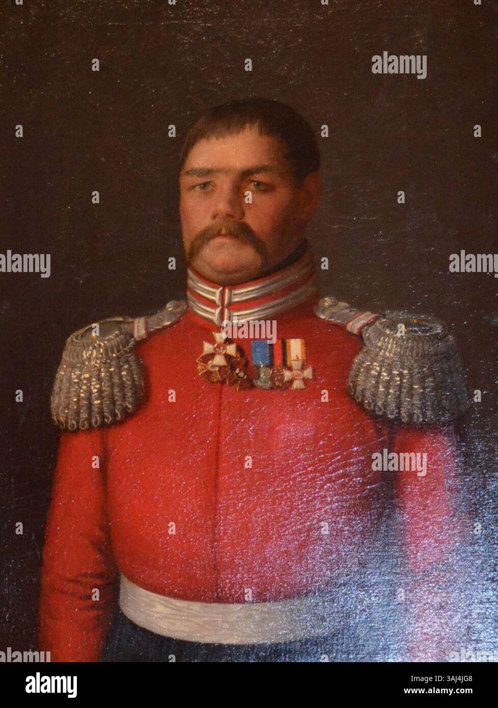 Portrait of Ivan Efremovich Efremov, an important 19th-century Russian figure, painted by an ...