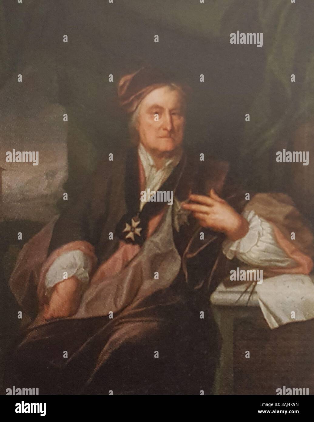 Portrait of Christopher Polhem, a prominent Swedish engineer, by Johan ...