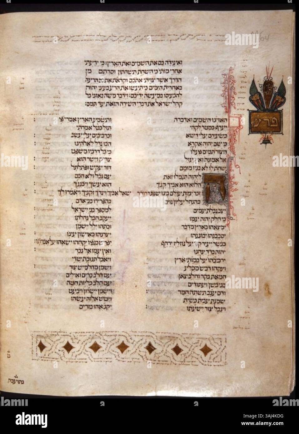 The Cervera Bible is a Hebrew illuminated Sephardic manuscript from ...