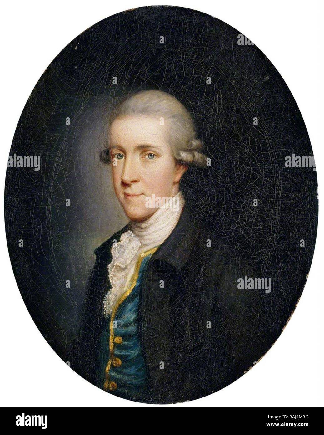 This portrait, created circa 1760, depicts George Harry Grey, 5th Earl of Stamford. The oil on ...