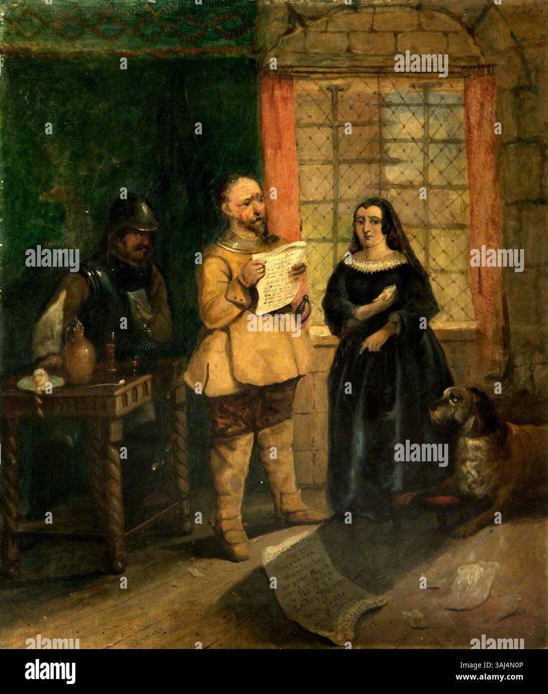 This 1850 portrait by an anonymous British School artist depicts Jane ...