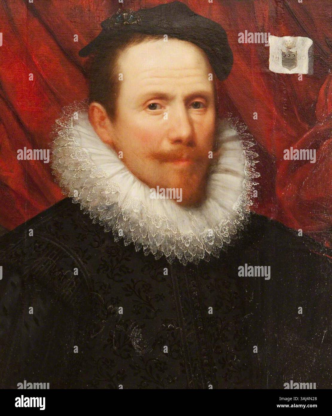 This portrait, painted between circa 1615 and 1620, depicts an unknown ...
