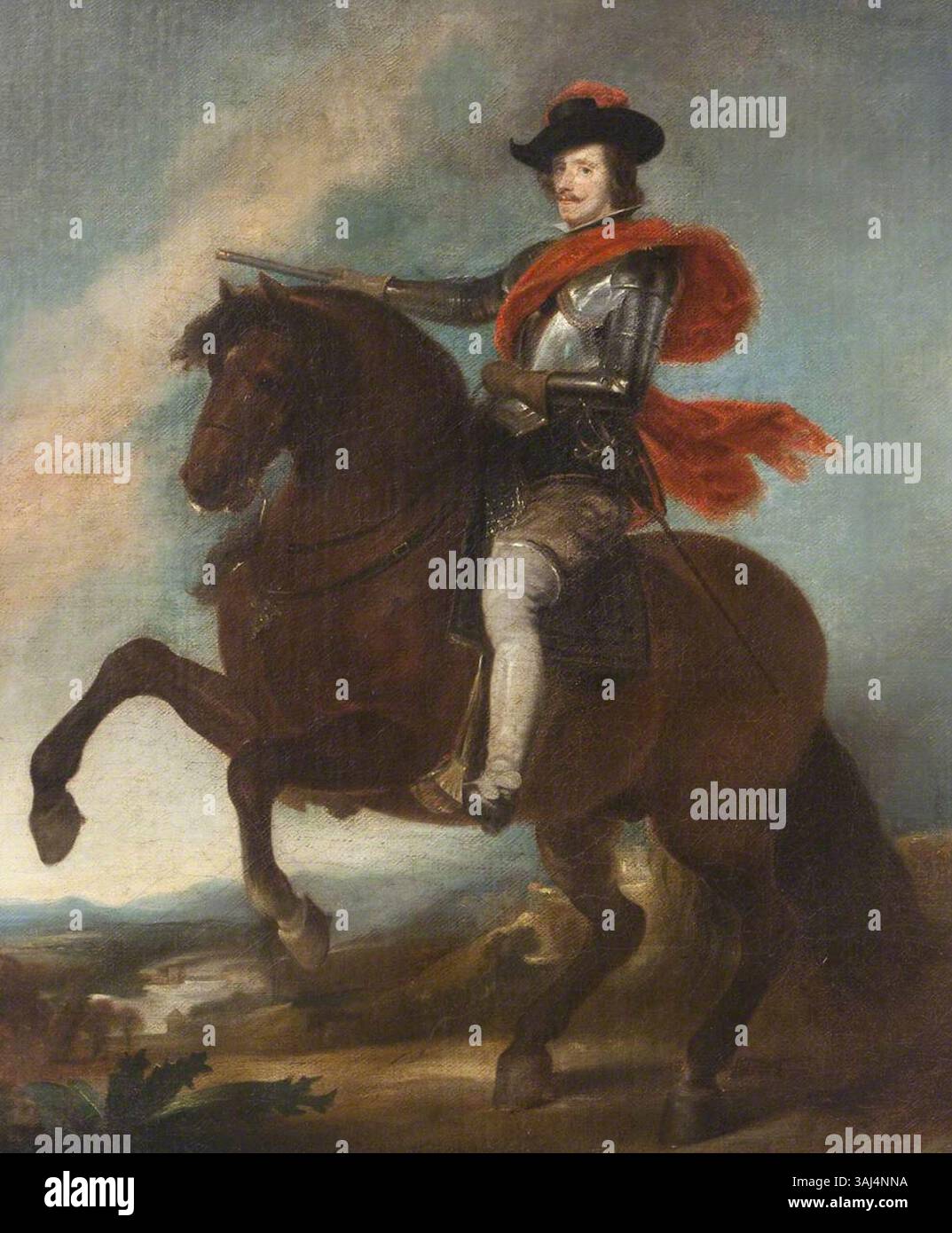 This portrait, created between 1700 and 1799, depicts King Philip IV of ...