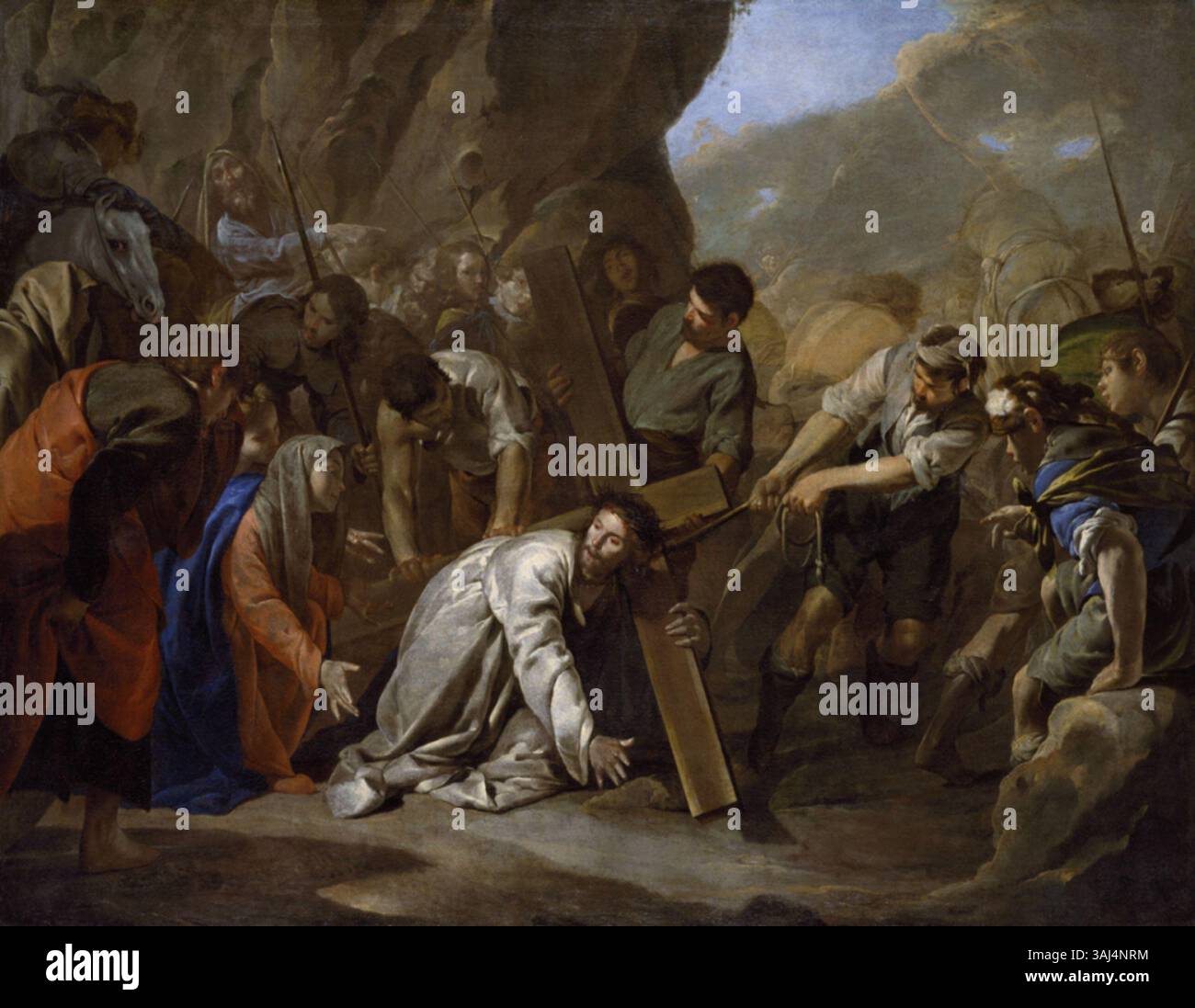 Bernardo Cavallino’s 'Procession to Calvary', painted around 1645 ...