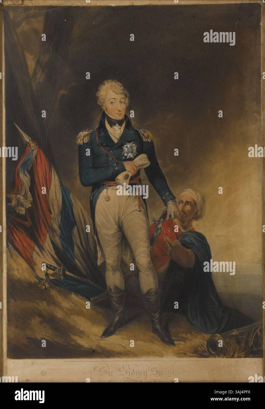 Print of Sir Sidney Smith after Robert Ker-Porter, published in 1802 ...
