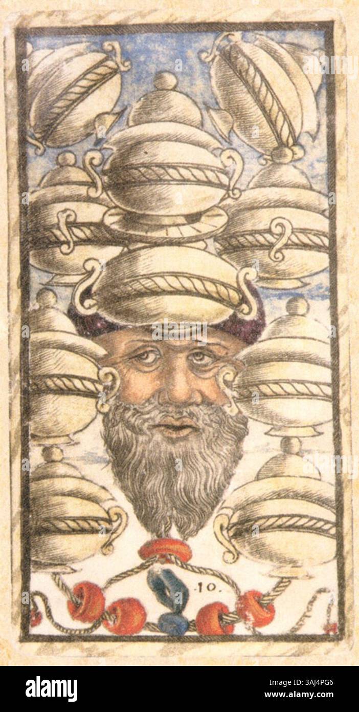 Card from the Sola Busca tarot deck, created in Italy during the late ...
