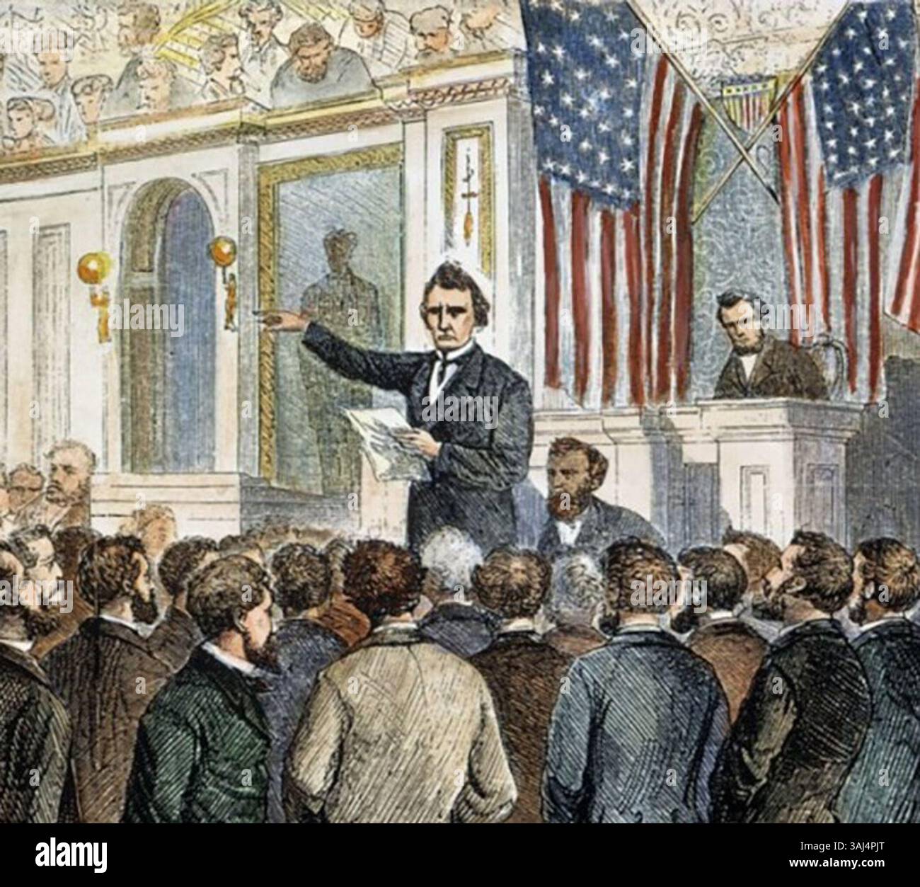 This 1868 portrait of Thaddeus Stevens by Theodore Russell Davis ...