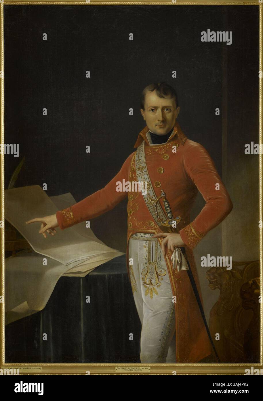 This oil on canvas portrait by Anne-Louis Girodet de Roussy-Trioson ...