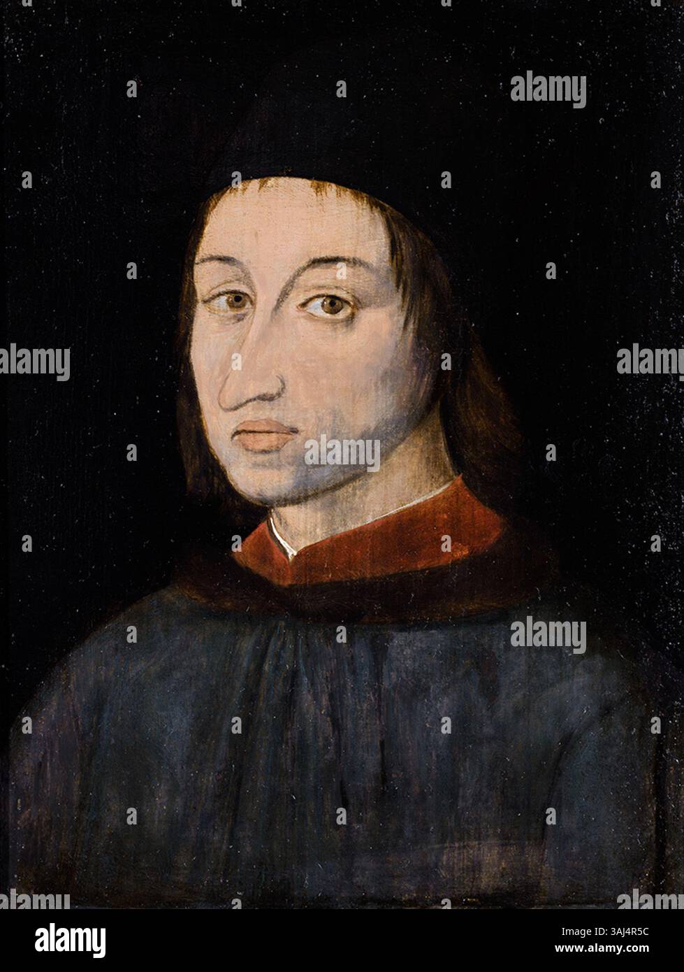 This 17th-century portrait, painted between 1650 and 1674, depicts ...