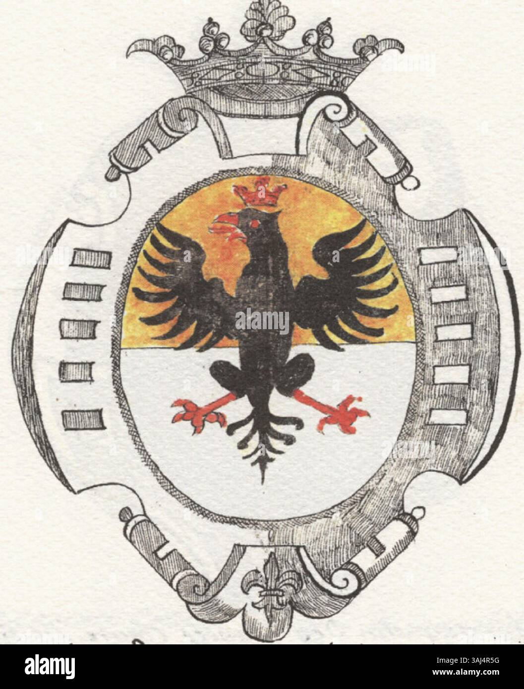 This 16th-century coat of arms represents the Doria family, an ...