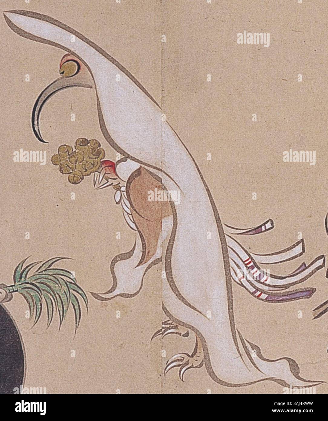 A cropped central detail from *Night Parade of a Hundred Demons ...