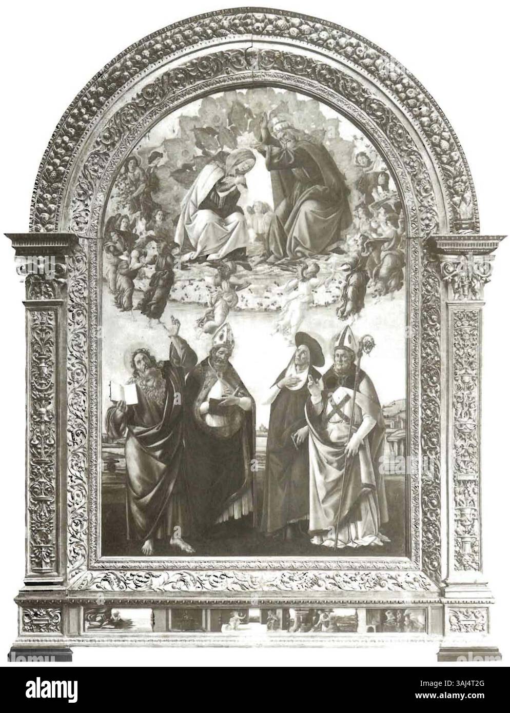 'Incoronazione della Vergine' (Coronation of the Virgin) by Sandro ...