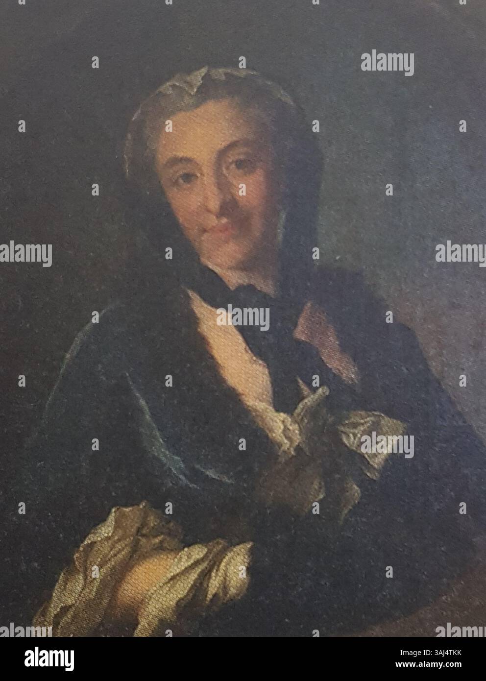 This 18th-century portrait of Anna Maria Elvia (1713-1784), a Swedish ...