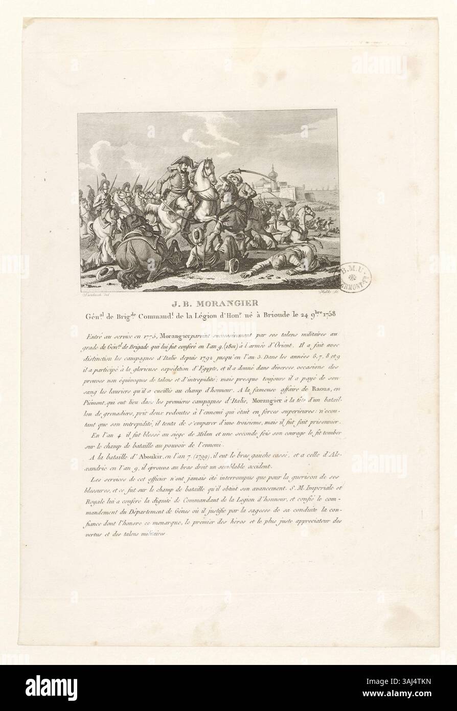 Intaglio print from the Boyer collection, created in 1893, featuring J ...