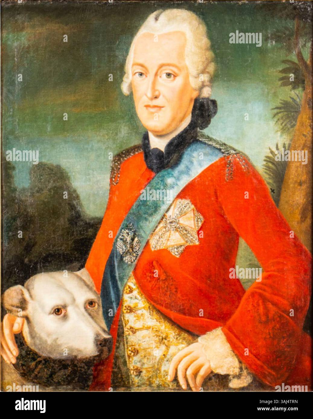 This 18th-century oil painting portrays a nobleman, once misidentified ...